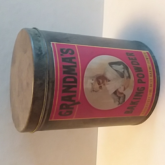 Accents | Grandmas Baking Powder Tin Can | Poshmark